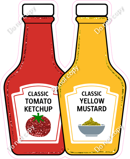 BBQ - Ketchup & Mustard| Sign Swag USA