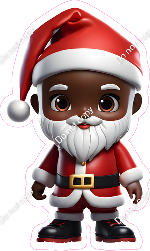 Dark Skin Tone Santa 3| Sign Swag USA