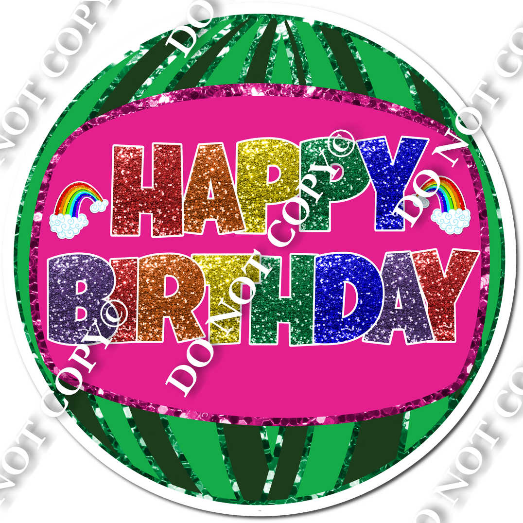 Happy Birthday Mellon Statement| Sign Swag USA
