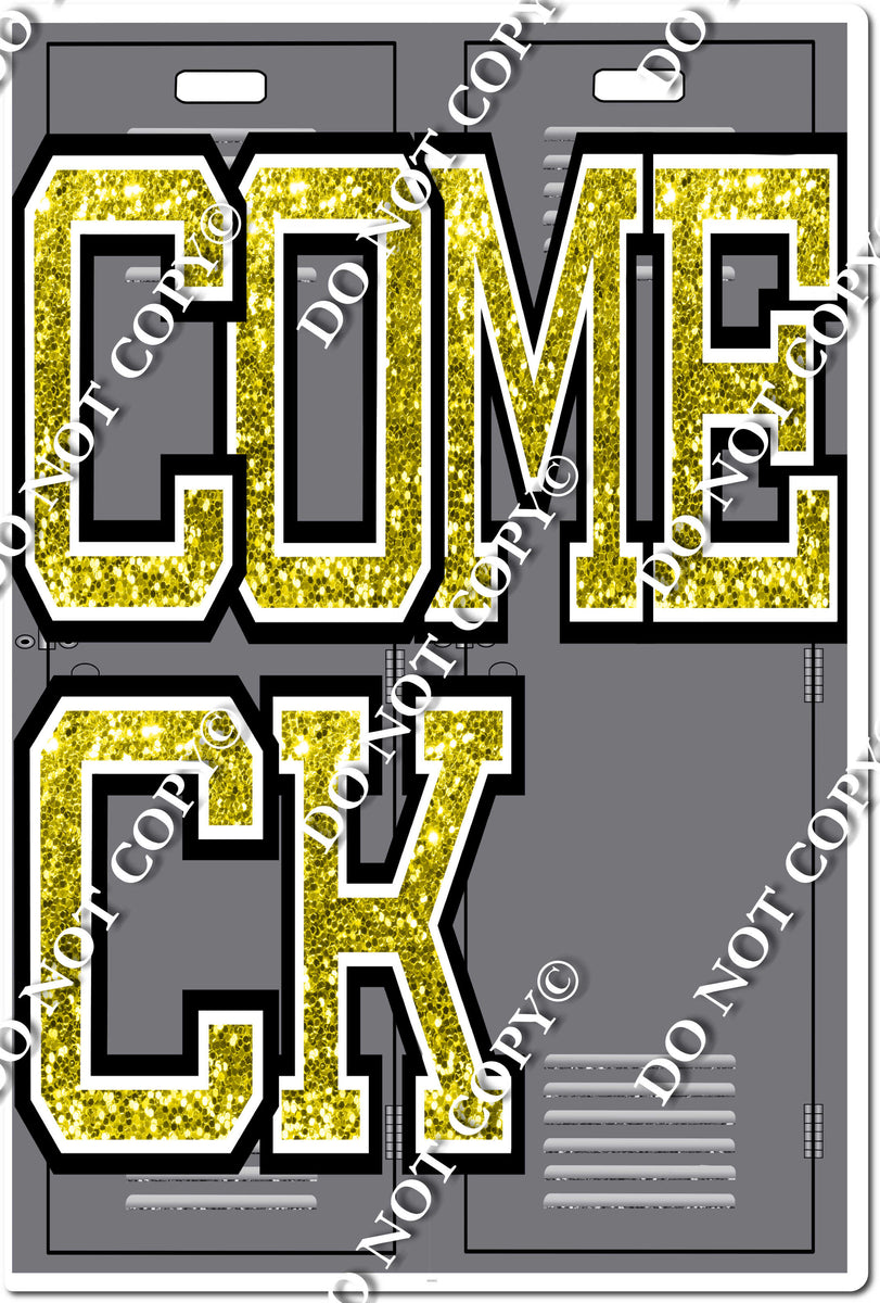 Locker - Yellow Welcome Back -| Sign Swag USA