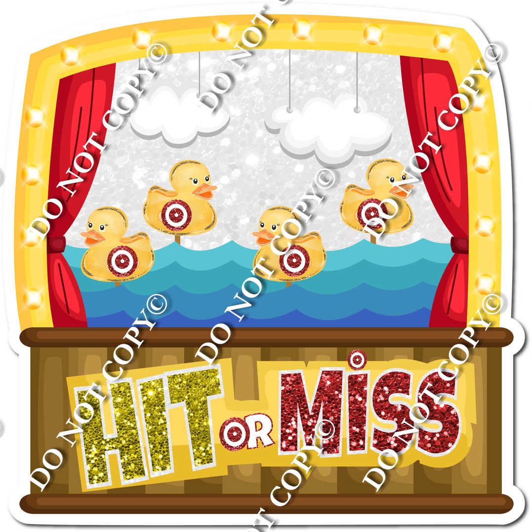 Circus - Hit or Miss Game Stand| Sign Swag USA