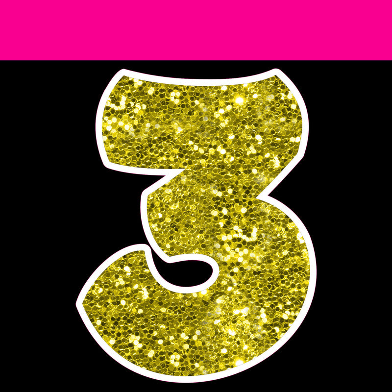 Sparkle - 12" BBT 41 pc Number Sets| Sign Swag USA