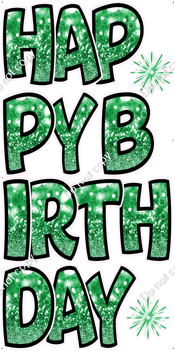 7 pc BB - HBD EZ Sets- Bokeh| Sign Swag USA