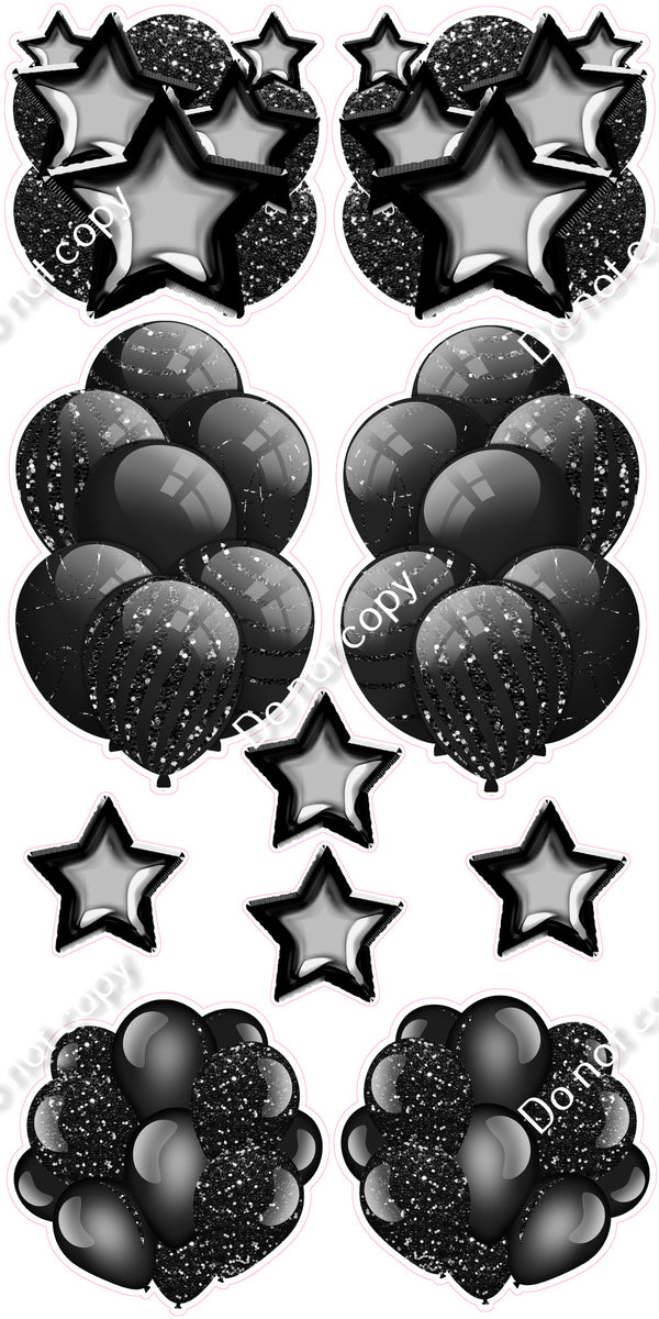 10 pc Balloon Set - Sparkle - Single Colors| Sign Swag USA