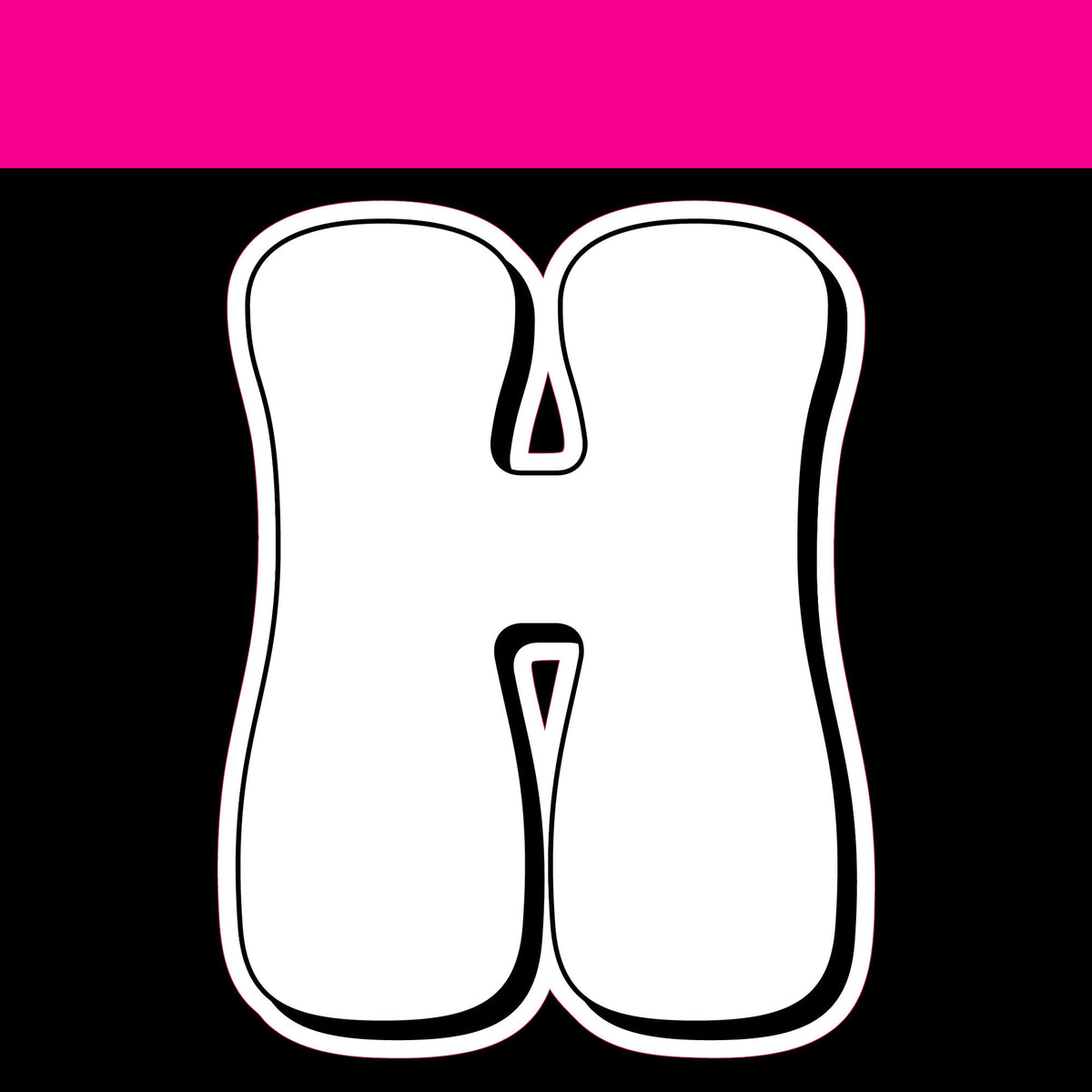 Flat - HP 23.5" 69 pc Alphabet| Sign Swag USA