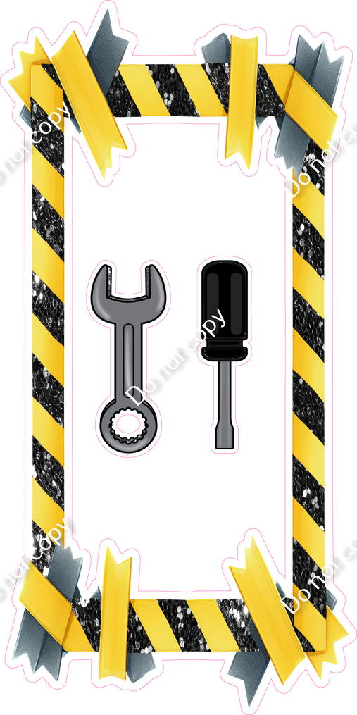 Construction Frame - Vertical| Sign Swag USA