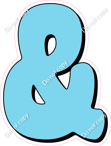 HP 23.5" Individuals - Flat Baby Blue| Sign Swag USA