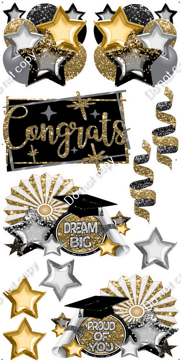 11 pc Congrats Theme with Flair Sets| Sign Swag USA