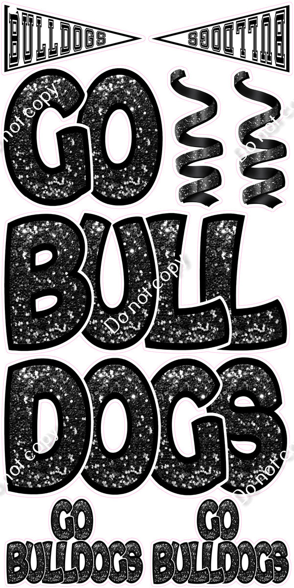9 pc Go Bulldogs EZ Set| Sign Swag USA