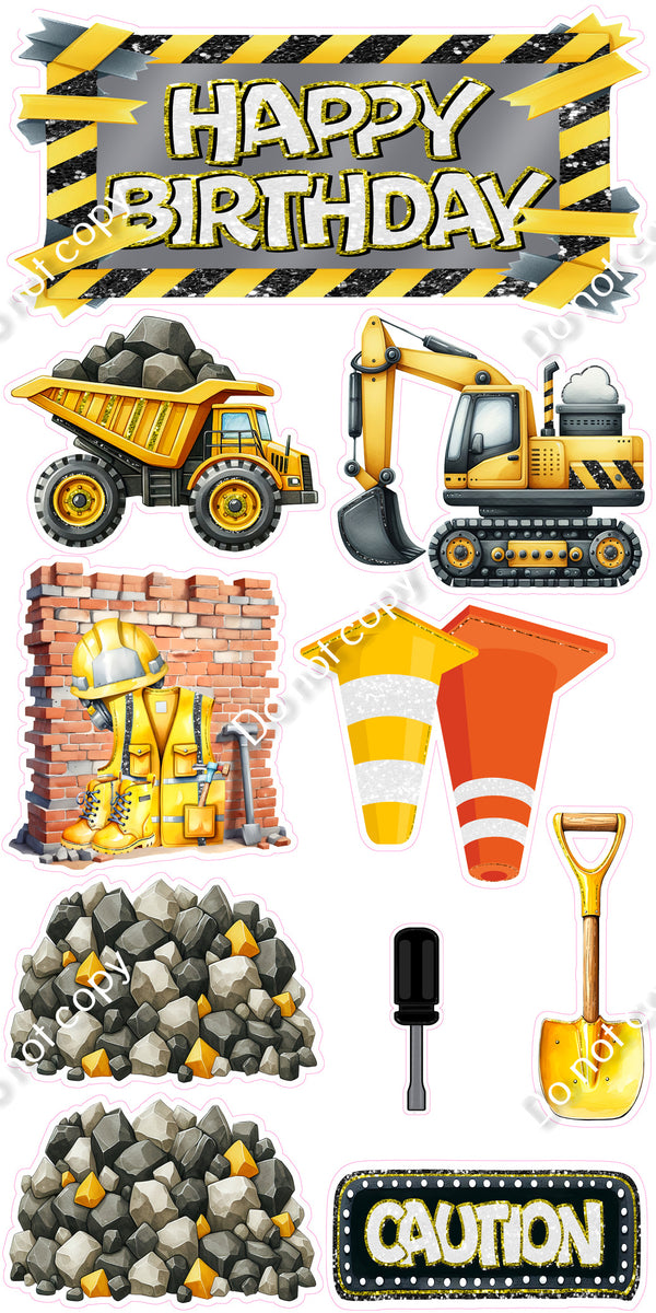 10 pc Construction Set| Sign Swag USA