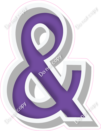 VA 18" Individuals - Flat Purple| Sign Swag USA
