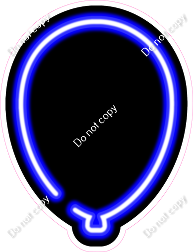 NEON - Blue Balloon| Sign Swag USA