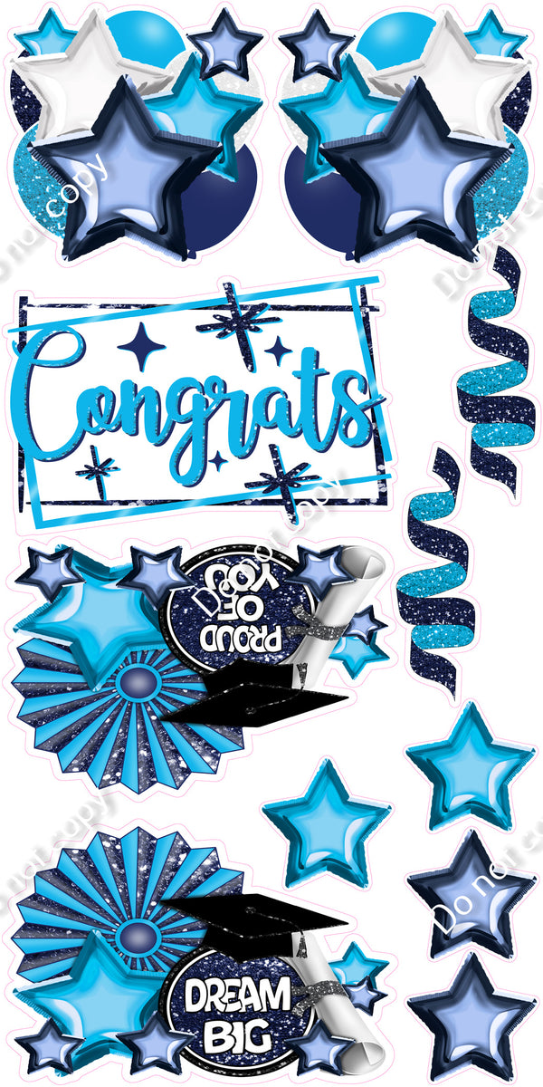11 pc Congrats Theme with Flair Sets| Sign Swag USA