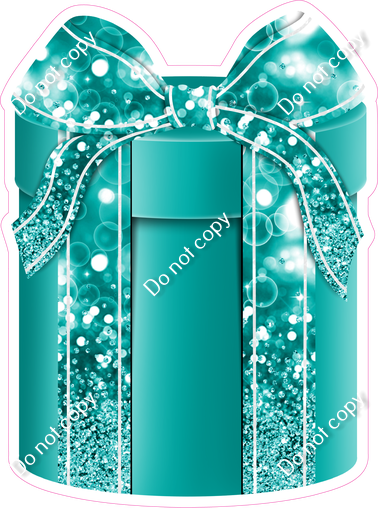 Bokeh - Teal Present - Style 3| Sign Swag USA
