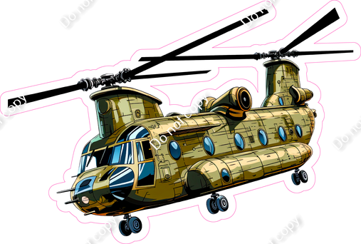 Chinook Helicopter| Sign Swag USA