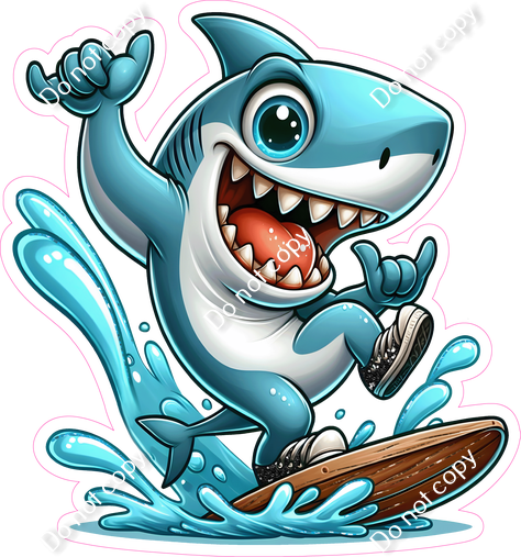 Shark Surfing| Sign Swag USA