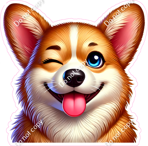 Corgi Winking| Sign Swag USA