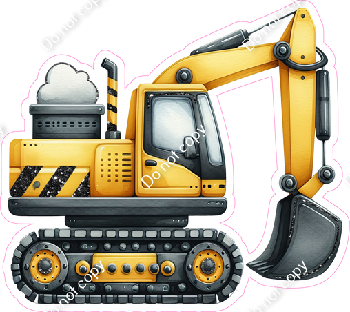 Construction - Excavator| Sign Swag USA