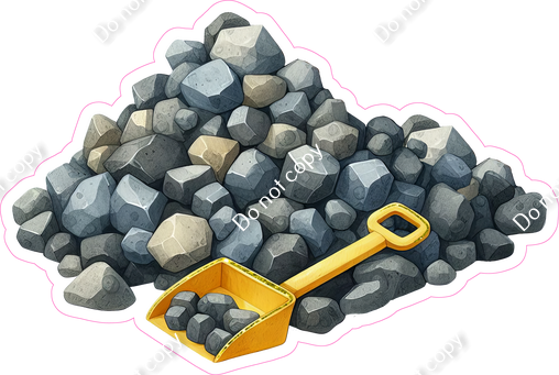Construction - Rubble with Shovel| Sign Swag USA