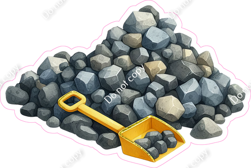 Construction - Rubble with Shovel| Sign Swag USA