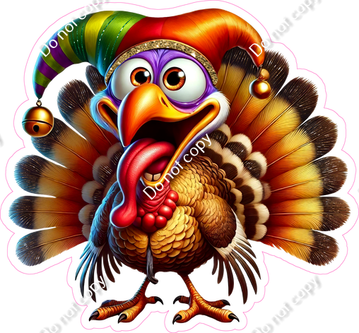 Turkey Wearing Joker Hat| Sign Swag USA