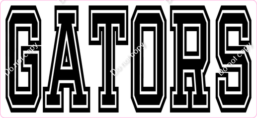 GATORS Mascot Statement| Sign Swag USA