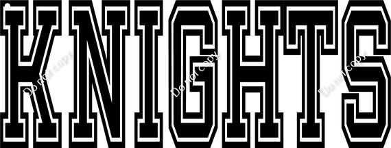 KNIGHTS Mascot Statement| Sign Swag USA