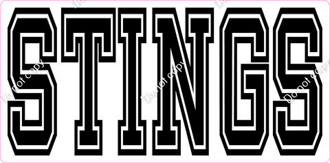 STINGS Mascot Statement| Sign Swag USA