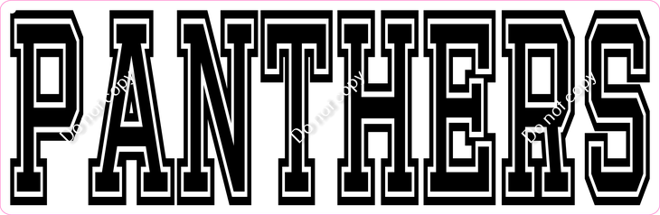 PANTHERS Mascot Statement| Sign Swag USA