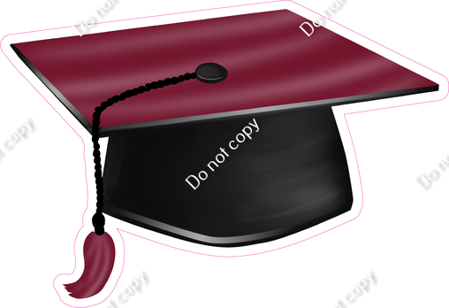 Burgundy Graduation Caps| Sign Swag USA