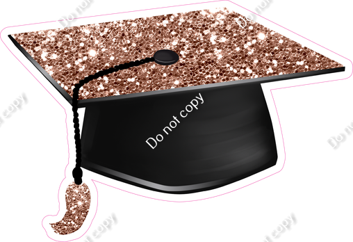 Rose Gold Graduation Caps| Sign Swag USA
