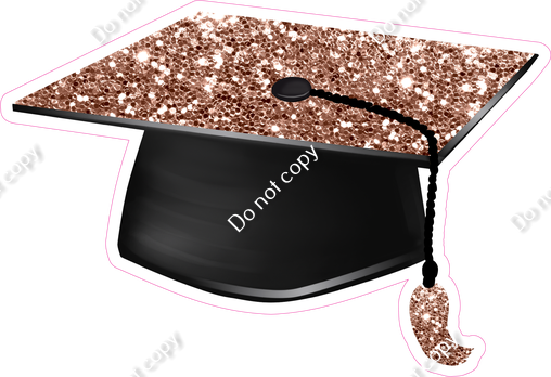 Rose Gold Graduation Caps| Sign Swag USA