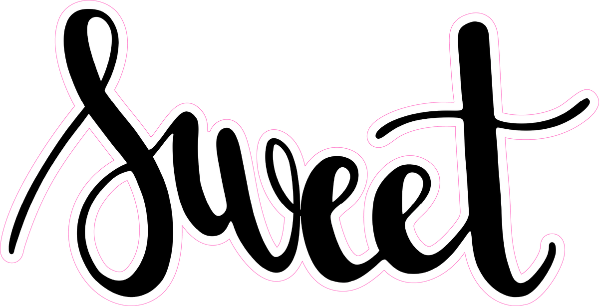 Cursive Sweet| Sign Swag USA