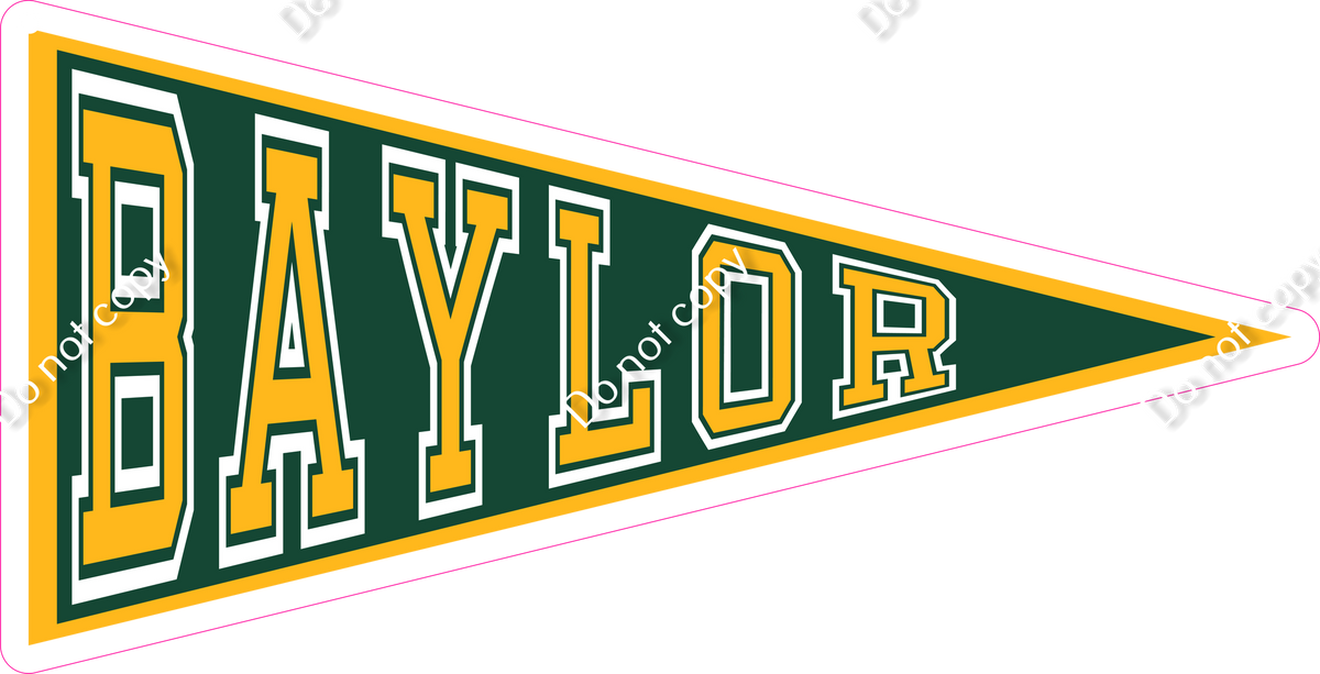 Pennant - Baylor University| Sign Swag USA