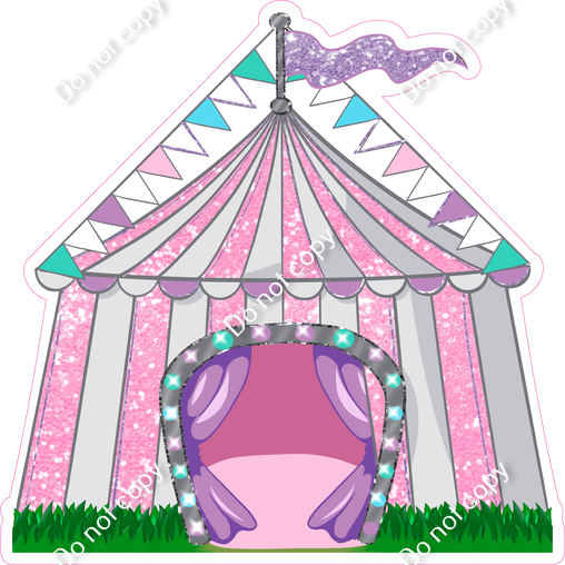 Pastel - Circus - Tent| Sign Swag USA