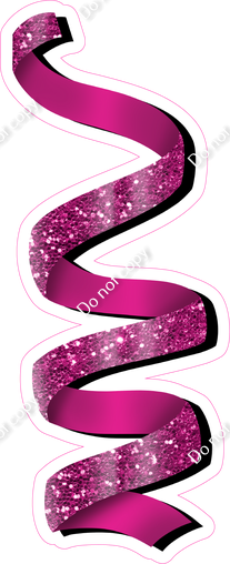 Sparkle - Hot Pink - Streamer - Style 3| Sign Swag USA