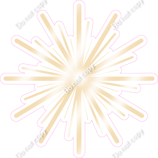 Blue Firework Yard Sign| Sign Swag USA