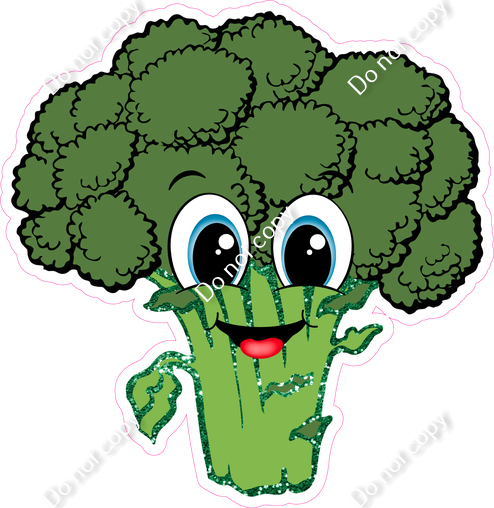 Food Character - Broccoli| Sign Swag USA
