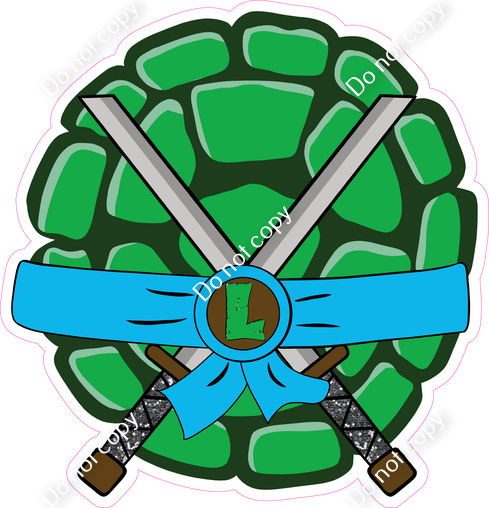 Blue - Turtle Shell with Weapon| Sign Swag USA