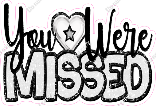 Youve Been Missed White Modern Illustration Merry Christmas Letterhead