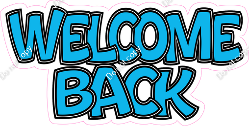 Caribbean Flat - Welcome Back Statement w/ Variants| Sign Swag USA