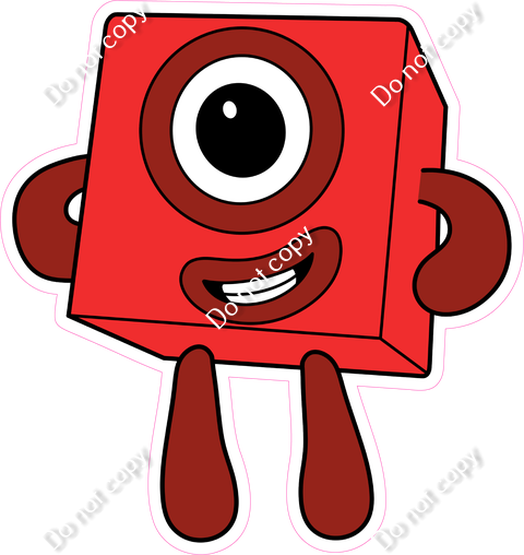 # 1 Numberblock Character| Sign Swag USA