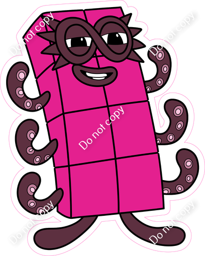 # 8 Numberblock Character| Sign Swag USA