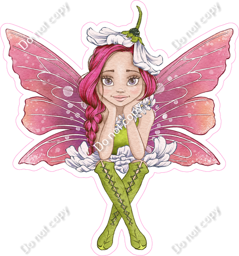 Pink - Light Skin Tone Pink Hair Fairy w/ Variants| Sign Swag USA