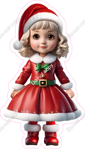 Light Skin Tone Mrs. Claus or Elf 4 w/ Variants| Sign Swag USA