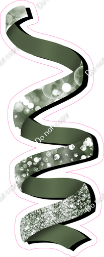 Bokeh - Sage Streamer - Style 3| Sign Swag USA