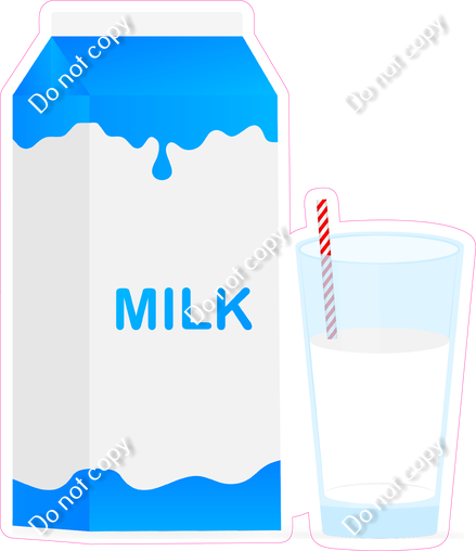 Milk Carton & Glass| Sign Swag USA