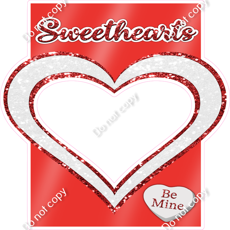 Red - Sweetheart Photo Frame| Sign Swag USA