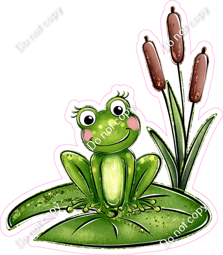 Frog on Lily Pad| Sign Swag USA