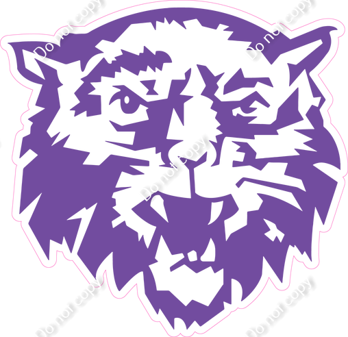 Purple Tiger General Mascot| Sign Swag USA